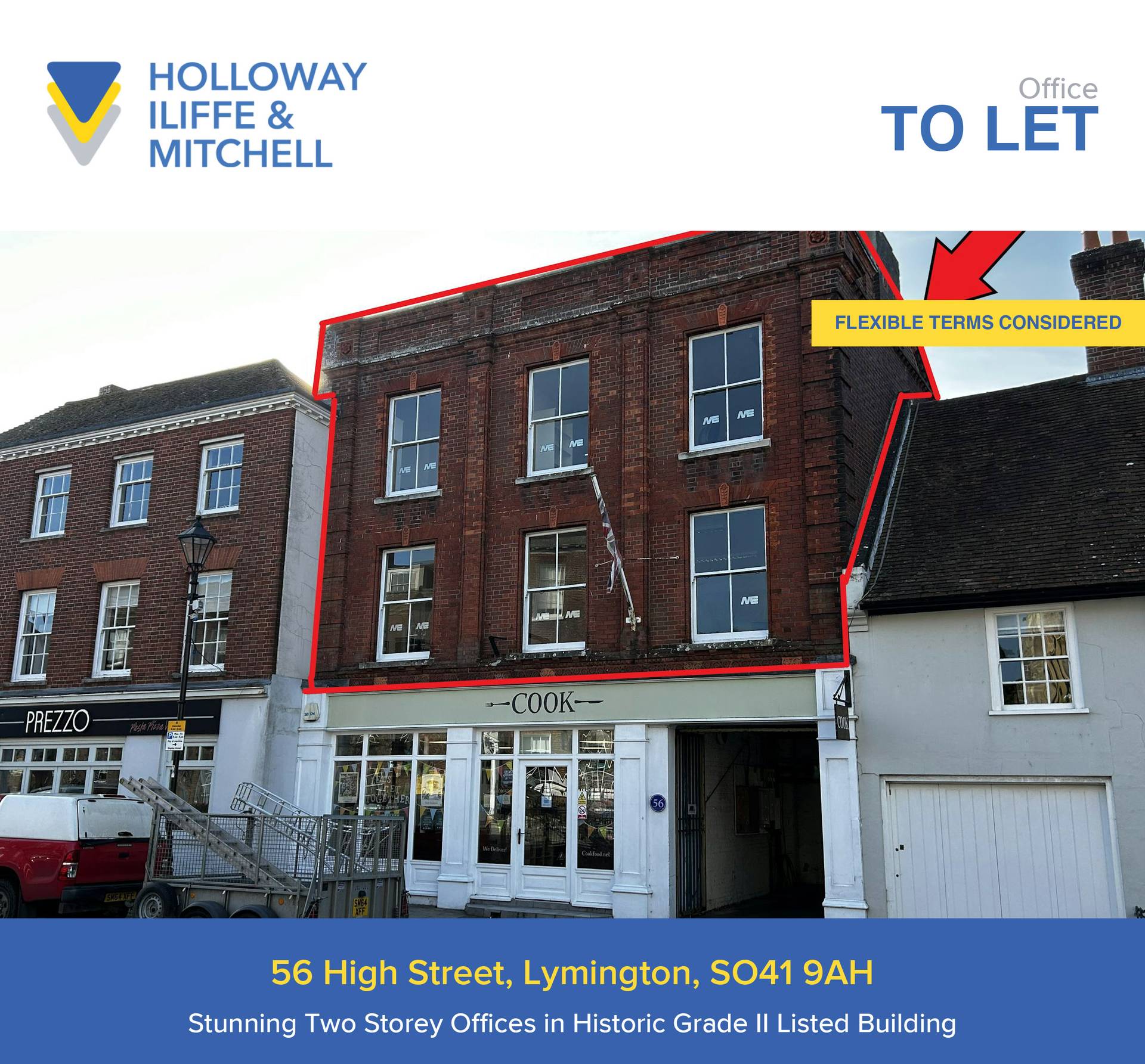 LYMINGTON, HIGH STREET OFFICES - 1,734 sq.ft. - Holloway Iliffe & Mitchell