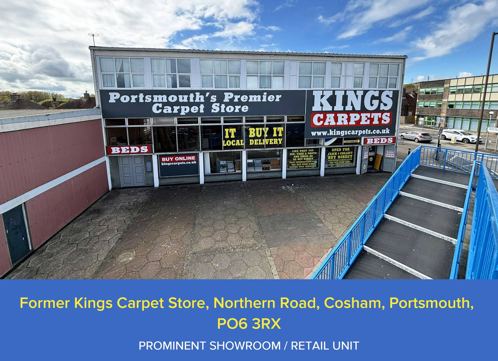 PROMINENT SHOWROOM/RETAIL TO LET - 2,620 sq.ft. Cosham - Holloway ...