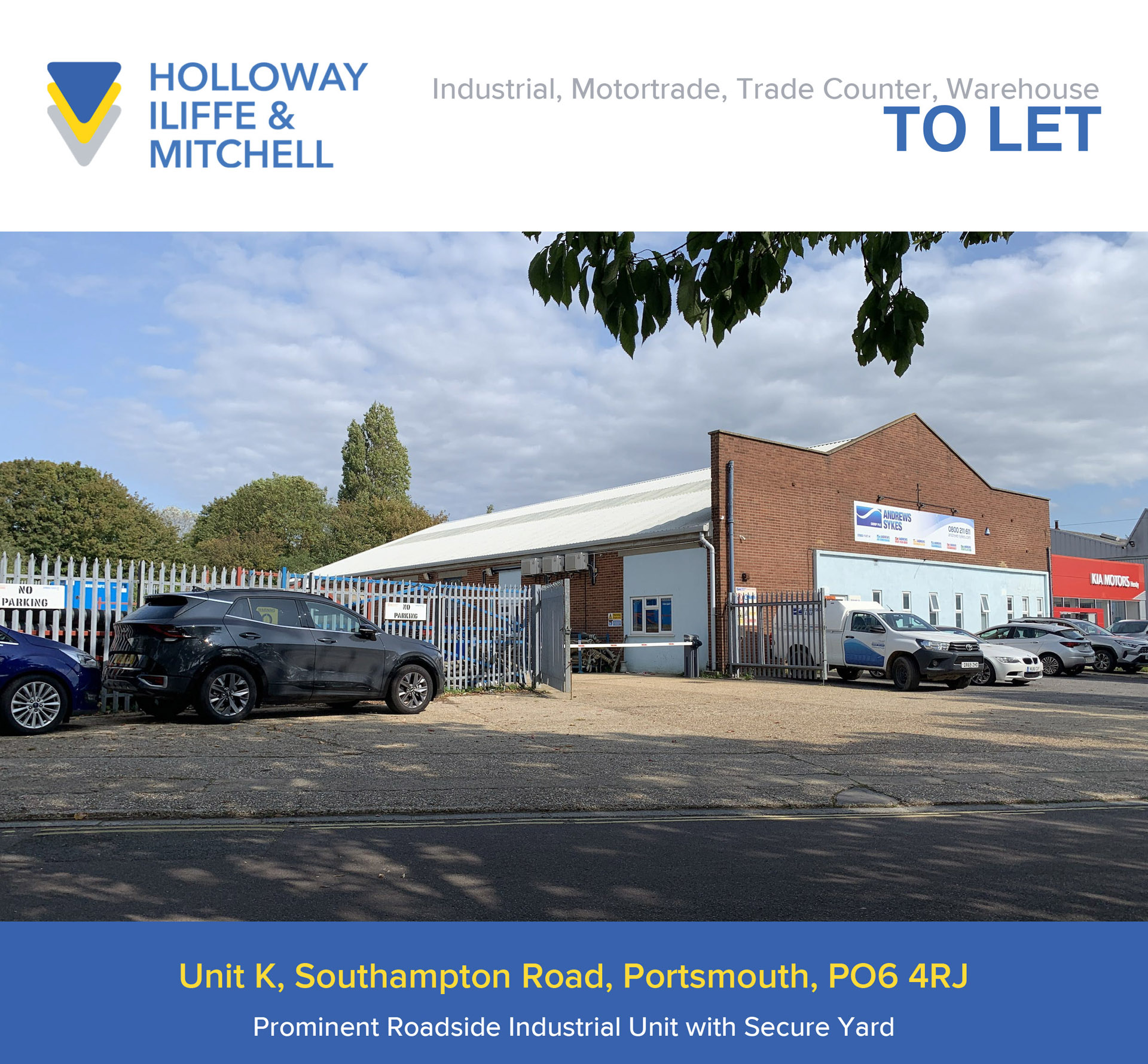 NEW INSTRUCTION - Portsmouth Warehouse 5,971 sq.ft. - Holloway Iliffe ...